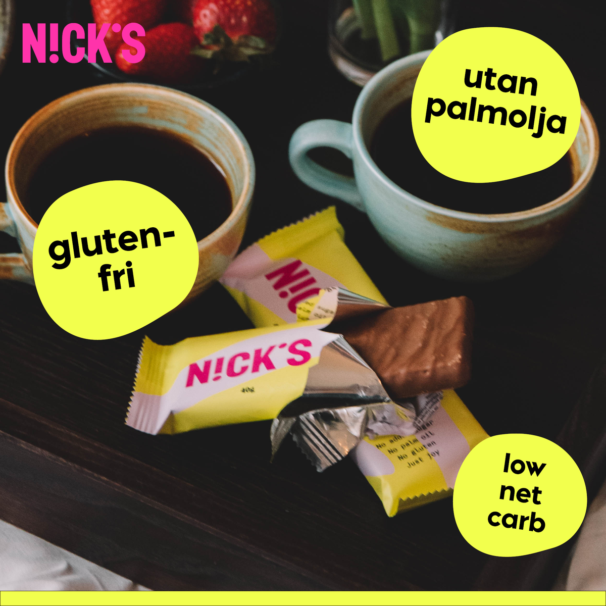 Chocolate Wafer | Wafer bar without added sugar – NICK'S EU